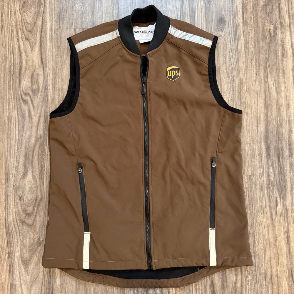 Ups Wearguard Employee Uniform Reflective Full Zip Ve… - Gem